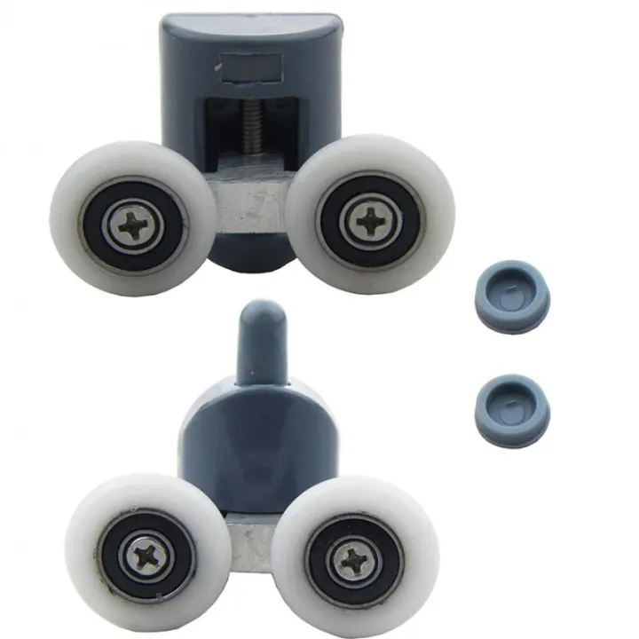 8 Pieces Double Shower Door Rollers/Runners/Wheels Top or Bottom 23mm ...
