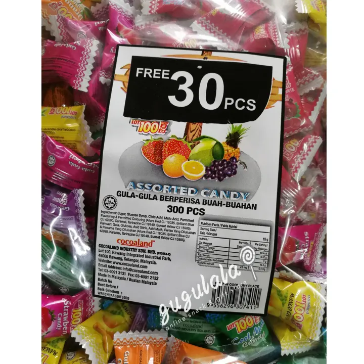 Lot 100 Assorted Candy 300's | Lazada