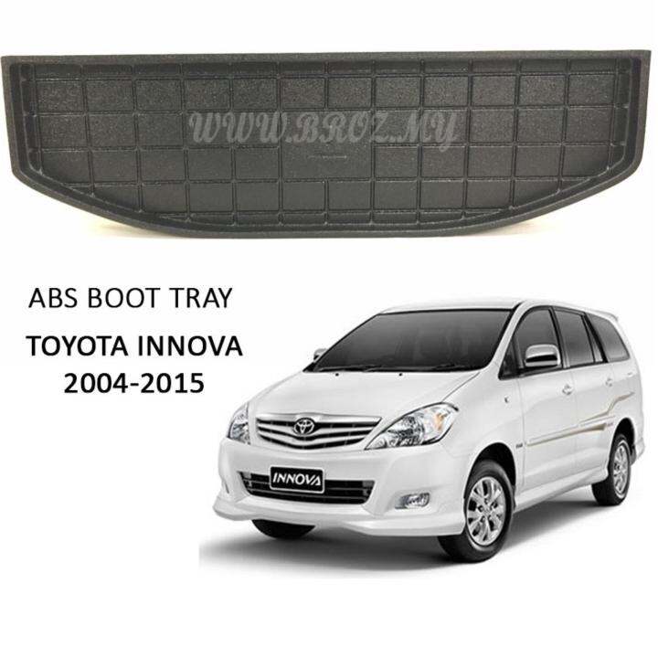 Toyota Innova First Generation (2004-2015) ABS Car Rear Boot Trunk Tray ...