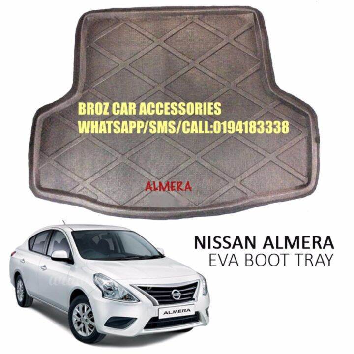 EVA Car Boot Tray Luggage Cargo Trunk Tray for Nissan Almera | Lazada