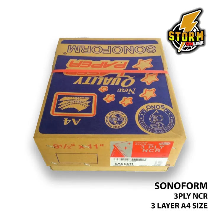 SONOFORM COMPUTER FORM - 3 PLY NCR (300FANS) | Lazada