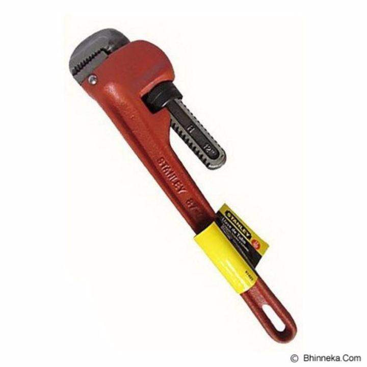 STANLEY 87-623 PIPE WRENCH 12" | Lazada