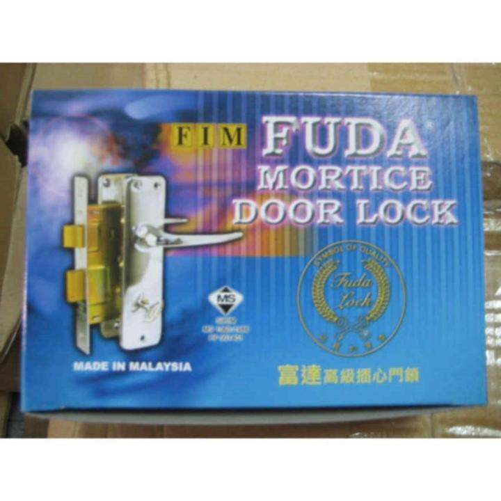Fuda Mortise Door Lock & 2-Lever Mortice Kunci Pintu | Lazada