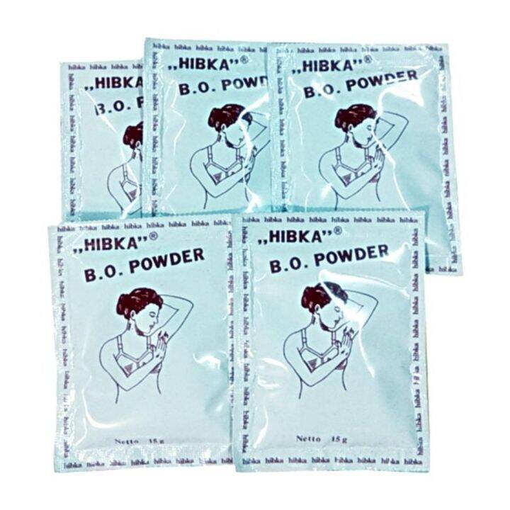 5 Pcs Hibka B.O.Powder Packet | Lazada