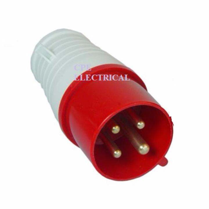 Cee 32 Amp 4 Pin Industrial Plug Ip44 | Lazada