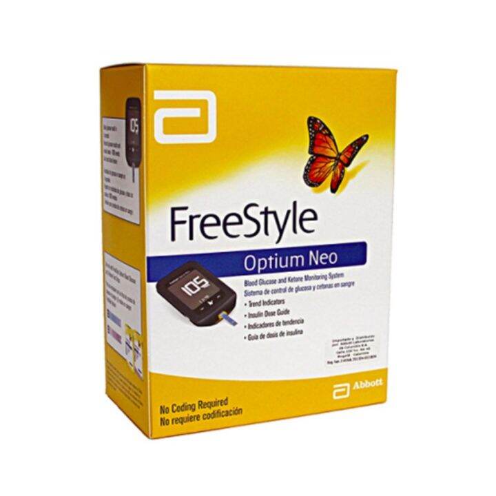 FreeStyle Optium Neo Blood Glucose and Ketone Monitoring System ...