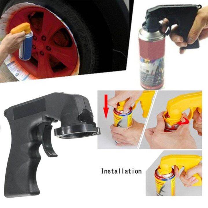 Spray Adaptor Paint Care Aerosol Spray Handle With Full Grip Trigger ...