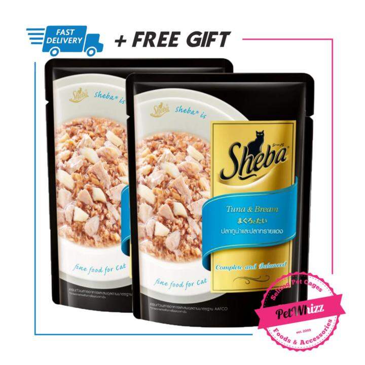 Sheba Pouch Tuna & Bream 70g x 12 | Lazada