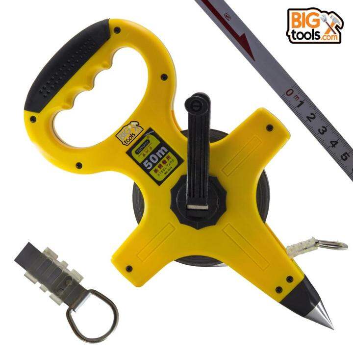 BIGTOOL 50m/165ft Sport Track Field Steel Measuring Tape | Lazada