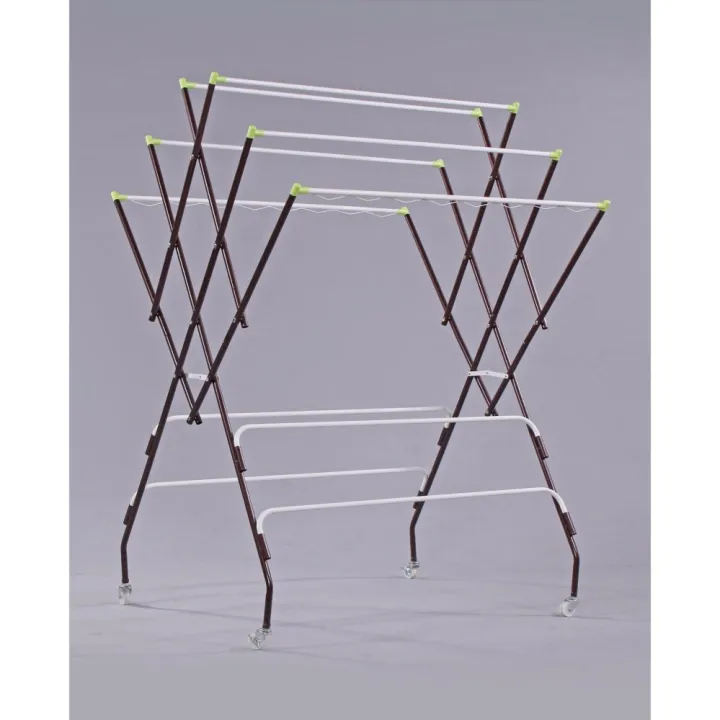 Mobile Outdoor Clothes Hanger with 10 bar/ with lockable castors | Lazada