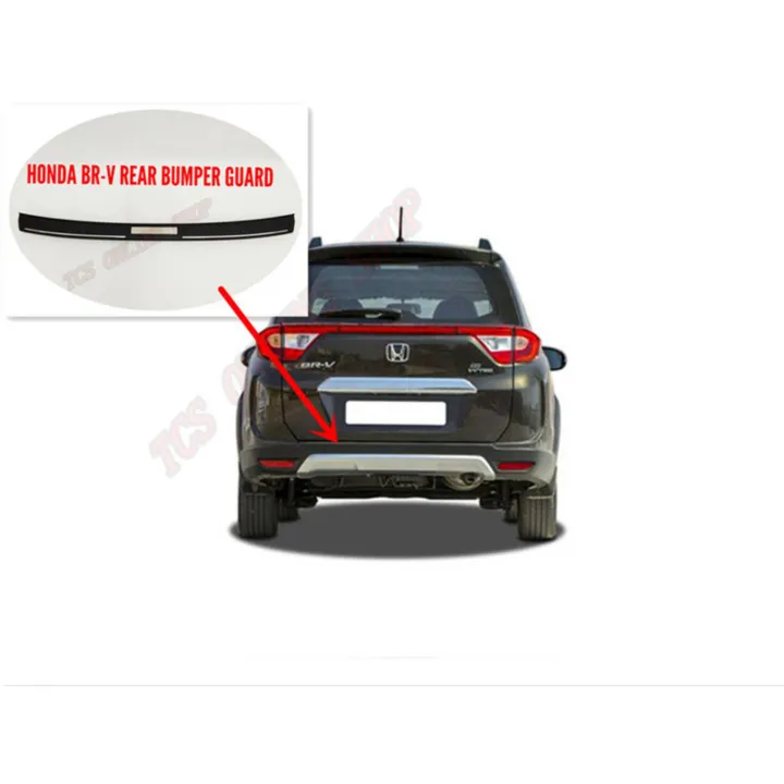 Honda BRV BR-V Chrome ABS Rear Bumper Guard Protector | Lazada