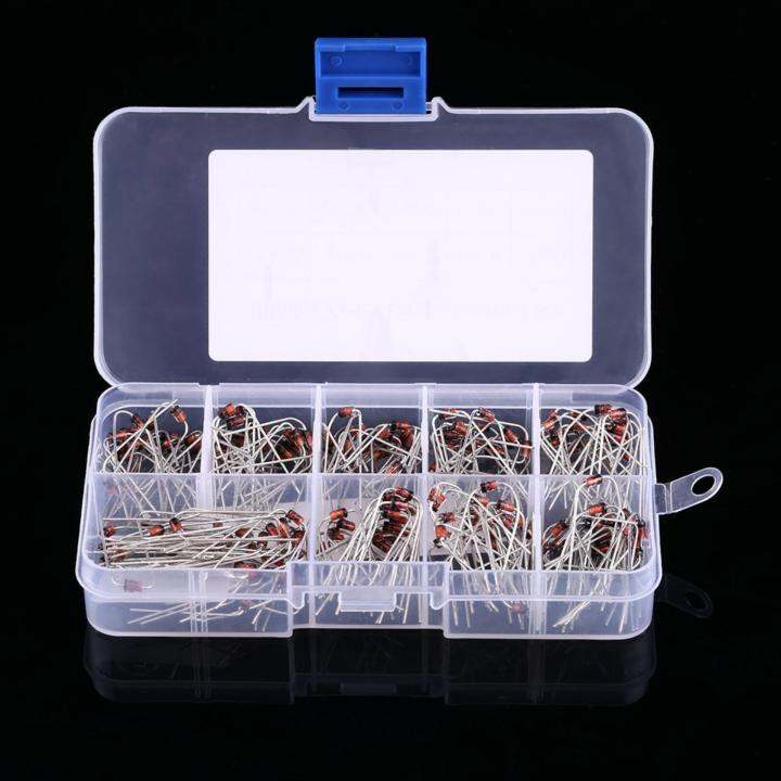 200pcs 10Values 1W Zener Diode Assortment Kit with Clear Box 1N4738~1N4748 | Lazada PH
