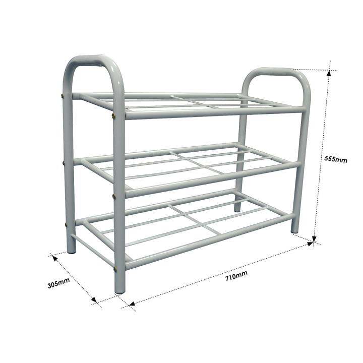 Neat - 3 Tier Metal Shoes Rack | Lazada