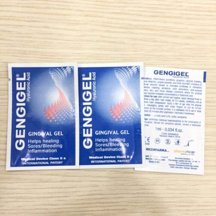 3 sachet GENGIGEL GINGIVAL GEL | Lazada