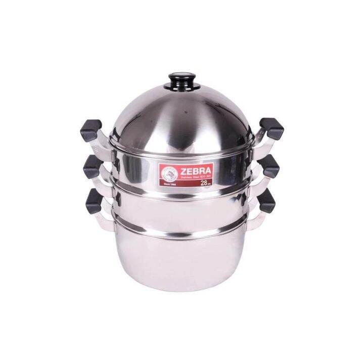 28cm 4 PLY ZEBRA STEAMING SET | Lazada