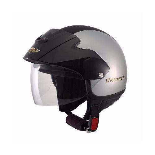 Original SGV Cruiser Visorex Helmet Separuh SIRIM Tengah Hitam Topi ...