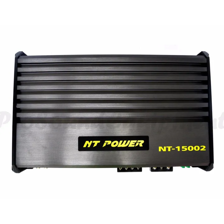 NT POWER NT-15002 2 CHANNEL MOSFET HIGH POWER AMPLIFIER CAR AUDIO ...