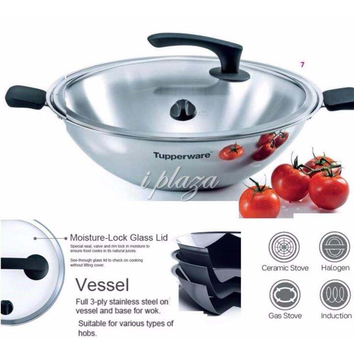 TupperChef Inspire Wok 38 cm | Lazada