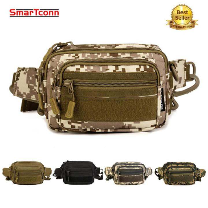 Smartconn ทหารยุทธวิธีเอวกระเป๋า,ทหารกันน้ำ F Anny แพ็คกระเป๋าสะพายกระเป๋าถือสำหรับการเดินป่าปีน ...