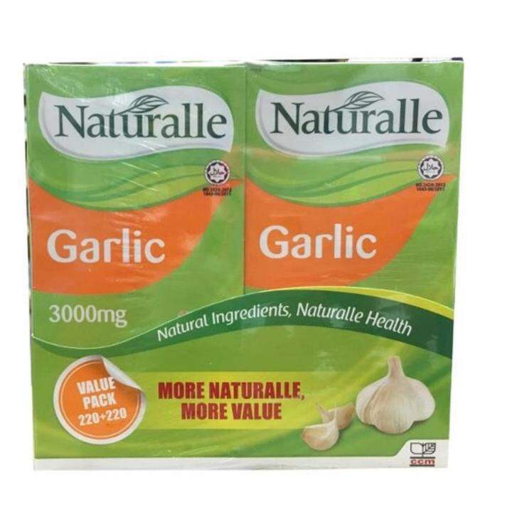 Naturalle Garlic Oil 3000mg Softgel (2X220's) | Lazada