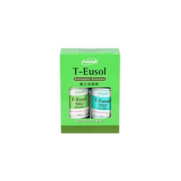 Polylab T-Eusol Antiseptic Solution A&B 100mlx2 | Lazada