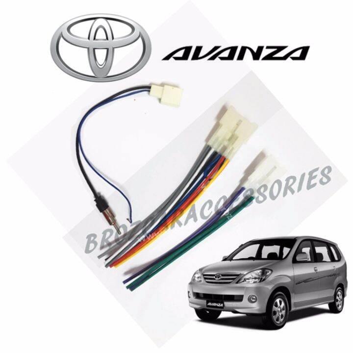 Broz Toyota Avanza 2005-2011 OEM Plug and Play Socket Cable Player ...