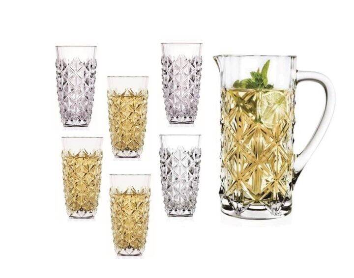RCR Enigma 7pc Crystal Drink / Water Set | Lazada