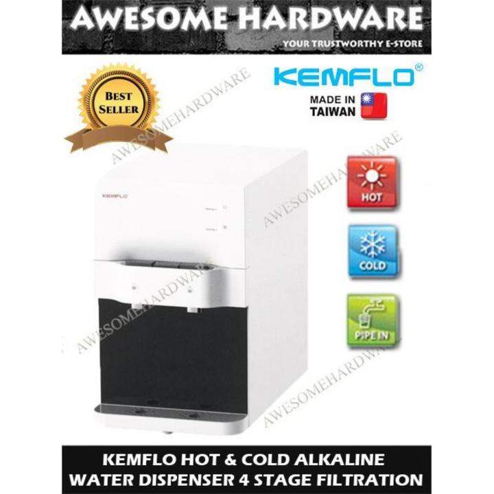 KEMFLO TAIWAN ALKALINE WATER DISPENSER WITH FILTER SET HOT AND COLD ...