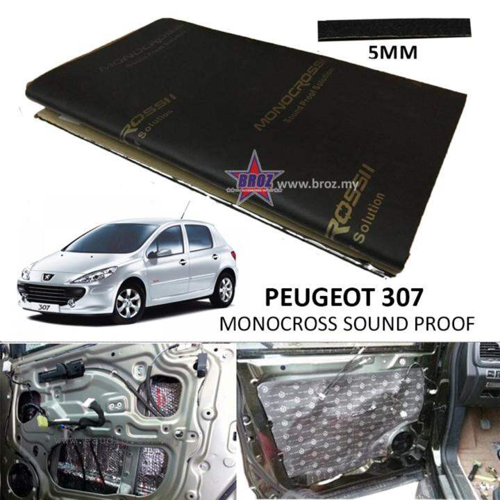 Peugeot 307 MONOCROSS 80x45cm 2in1 High Quality Car Bonnet Door Sound ...