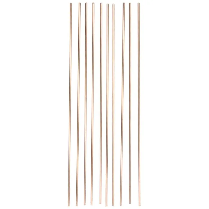 10Pcs 330mm A18 ER 70S-6 Copper Red TIG Steel Welding Filler Rod 1.6mm ...