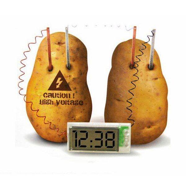 The Amazing POTATO CLOCK - Make A Clock Work Using Vegetable Electroly ...