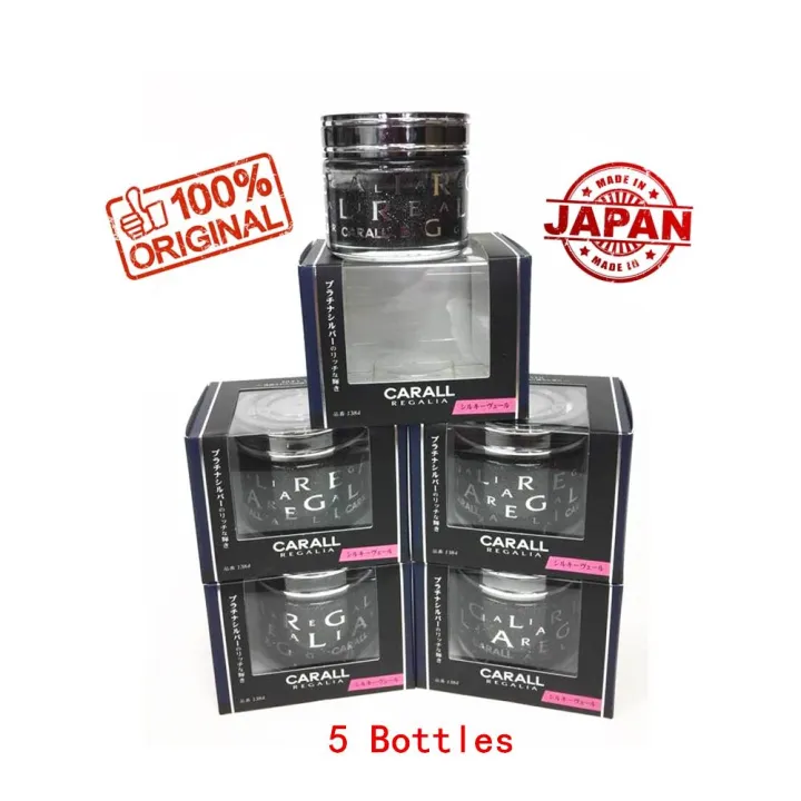 5 X Bottle Carall Regalia Silky Veil 1384 Enrich Perfume Air Freshener - 65ml (Genuine, Made In ...
