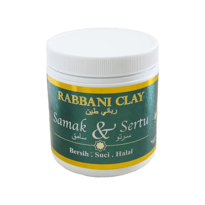 Rabbani Clay Debu Tanah Liat untuk Samak, Sertu, & Tayammum (500gm ...