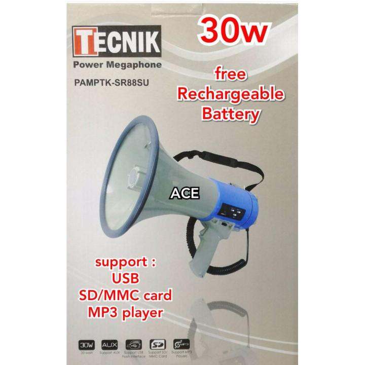 TECNIK Branded High Quality Power Megaphone PAMPTK-SR88SU | Lazada