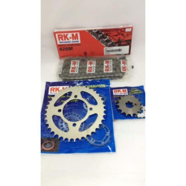 RKM Chain & Sprocket Set (135LC ES) | Lazada