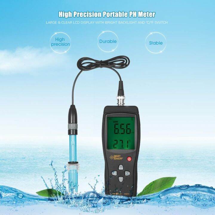 Smart Sensor Professional High Precision Portable pH Meter for Aquarium ... Smart Sensor Professional High Precision Portable pH Meter for Aquarium ...