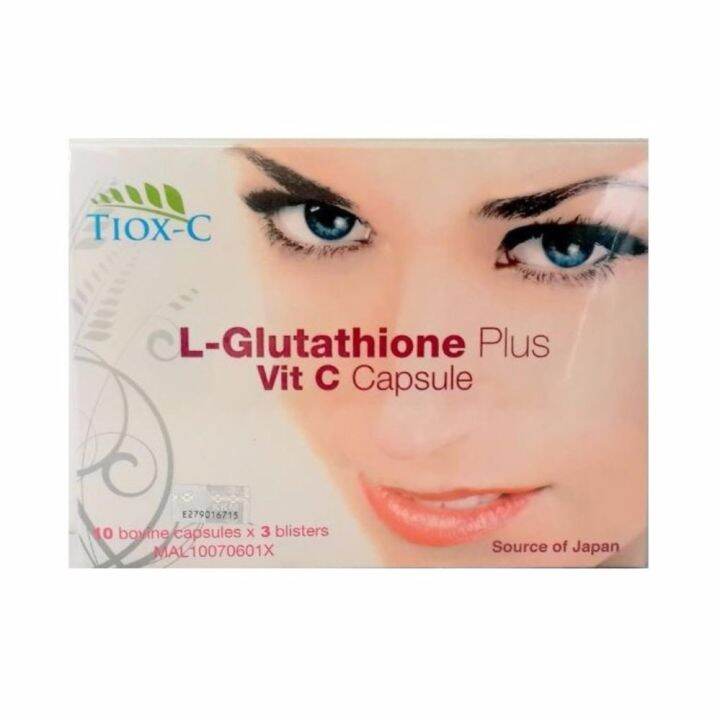 Tiox-C L-Glutathione Plus Vit C Capsule (30 Capsules) | Lazada