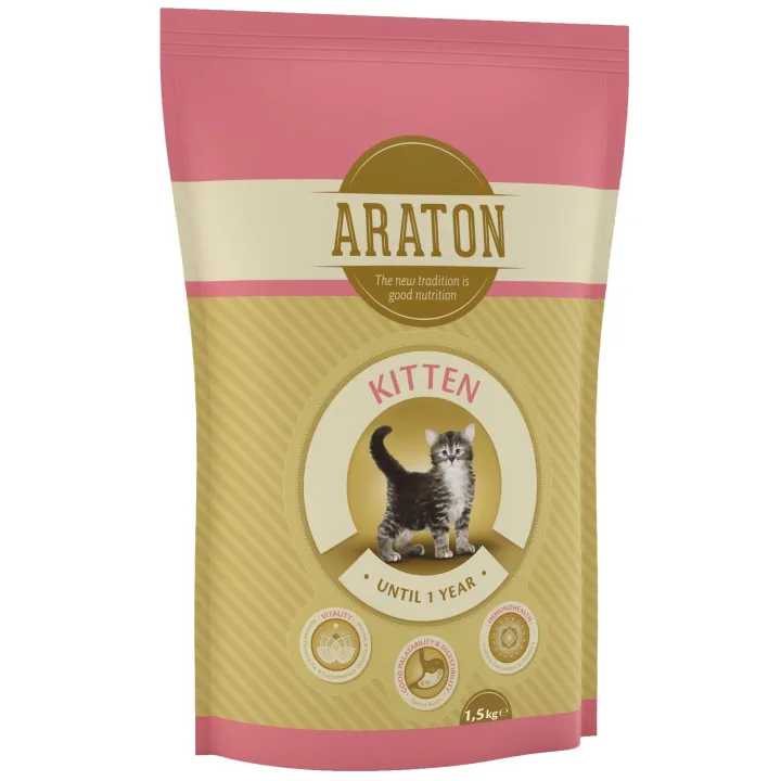 Araton Kitten Cat Food 15kg | Lazada