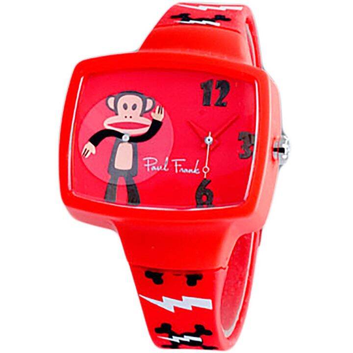 Paul Frank Rubber Strap Watch PFFR969-01D (Red) | Lazada
