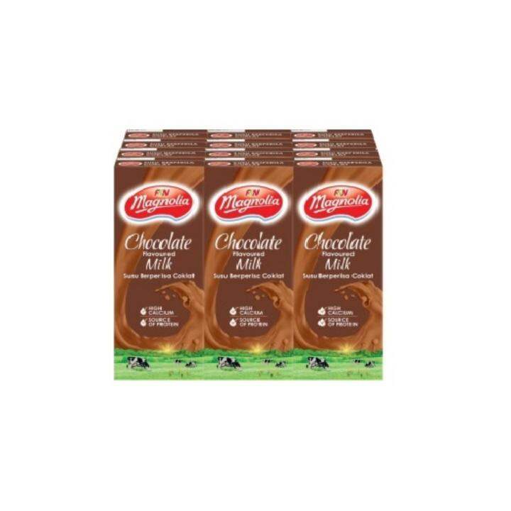 F&N Magnolia UHT Chocolate Flavoured Milk 12 x 1 Liter | Lazada