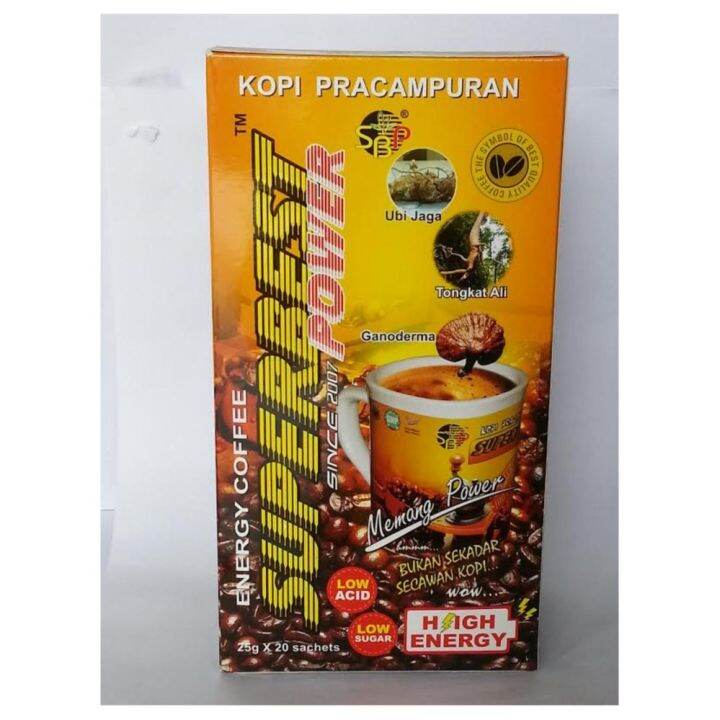 Kopi Pracampuran Superbest Power 25g X 20Sachts | Lazada