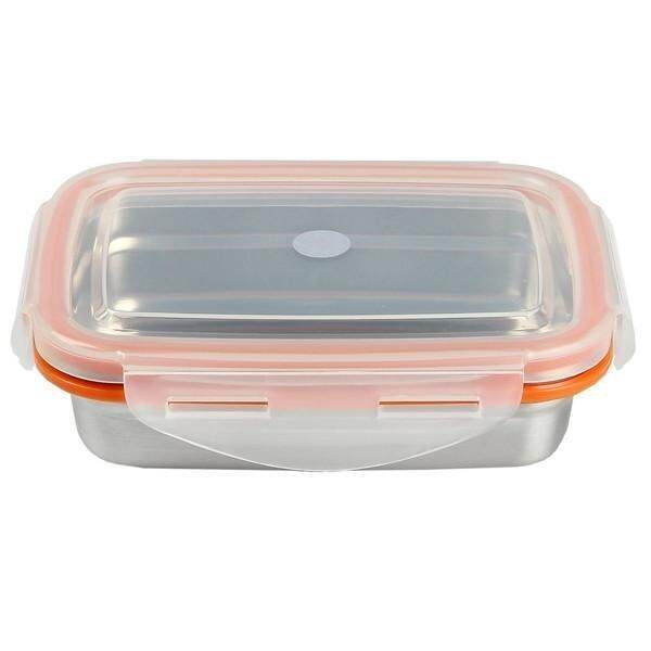 Korea StenLock Double Wall Airtight Container 149 X 109 X 44mm (320ml) - Rectangle | Lazada