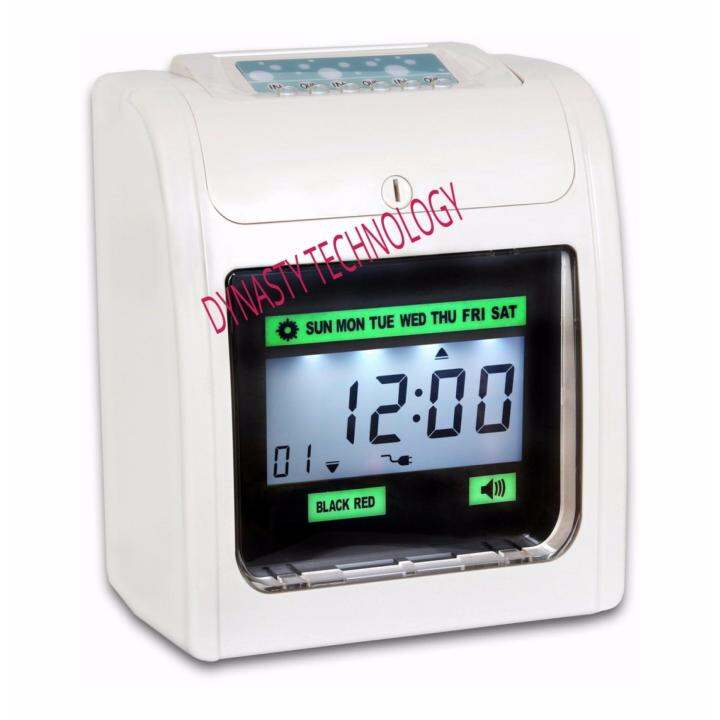 TIME PUNCH CARD TIME RECORDER MACHINE (2 YEARS WARRANTY ) | Lazada