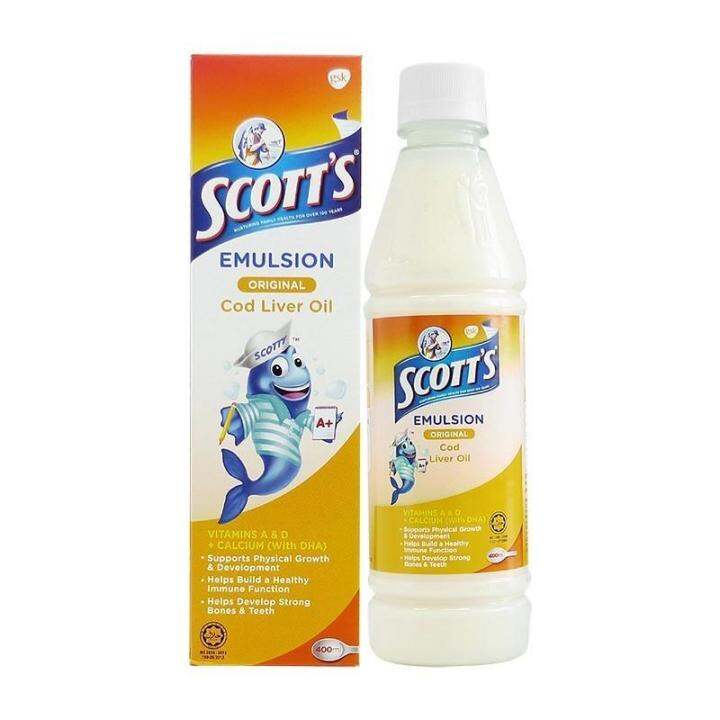 SCOTT'S EMULSION ORIGINAL 400ML | Lazada