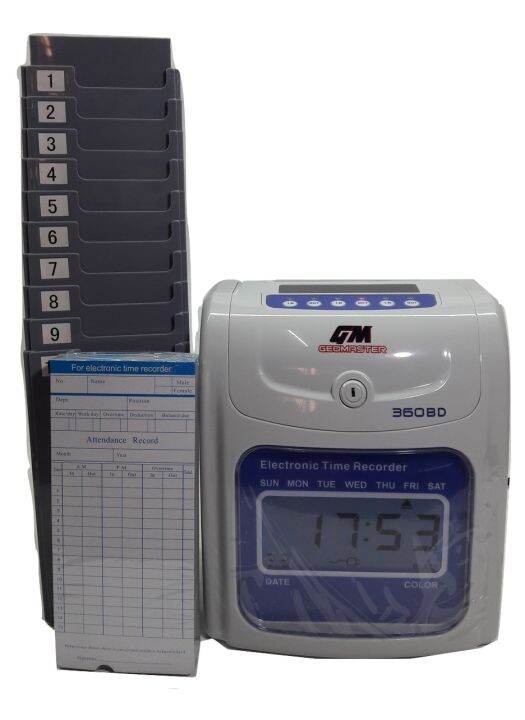 Time Recorder Punch Card Machine , Time Attendance Punch Card Machine ...