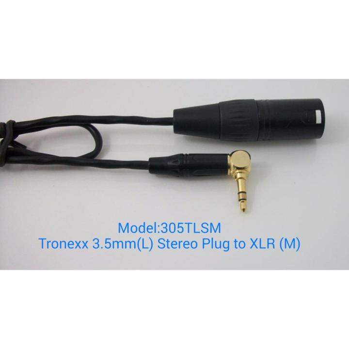 3.5mm Stereo Plug(L Shape) to 3 Pin XLR Plug -30cm | Lazada