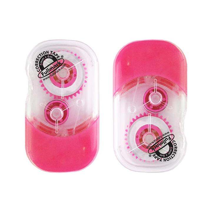 Fullmark Correction Tape , 2 pack (2 x Pink) (Model E) | Lazada