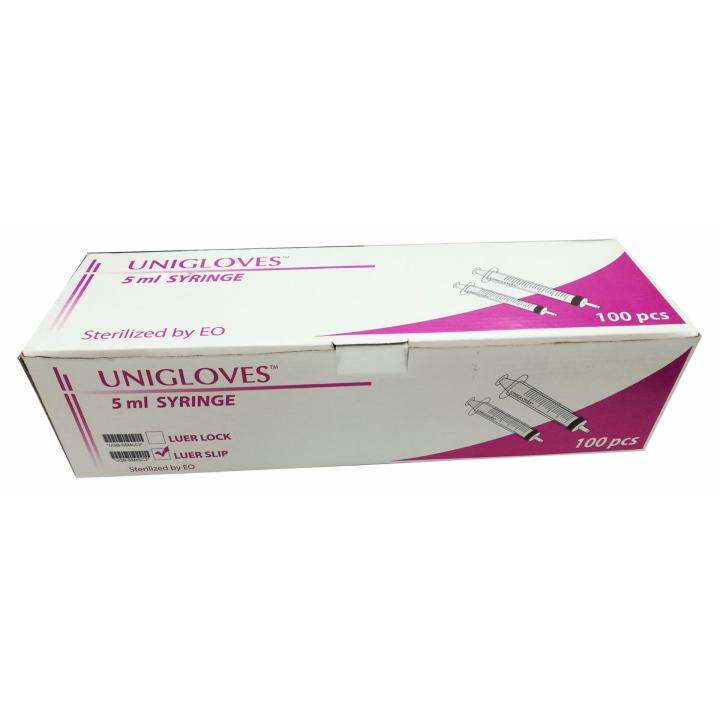 SYRINGE 5ML - LUER SLIP - NW 100PCS/BOX | Lazada