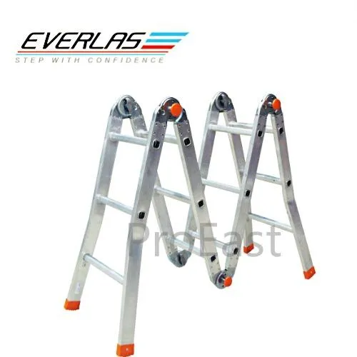 Everlas YMPRH14 14 Steps Multipurpose Ladder with Staging Board Tangga ...