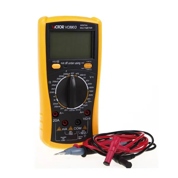 VICTOR VC890D Digital Multimeter AC DC Ohm Voltmeter Ohmmeter Ammete ...